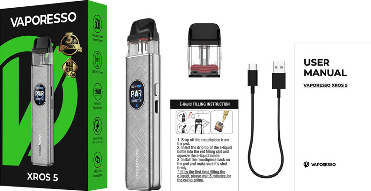 Vaporesso XROS 5 — Оригинальные POD-системы